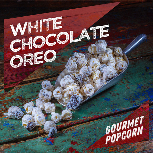 White Chocolate Oreo - Crave Popcorn Company